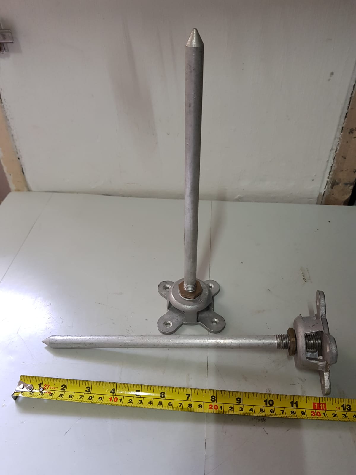 "Emtech" 300mm (12") Lightning Alum. Finial point (Aluminium Air ...